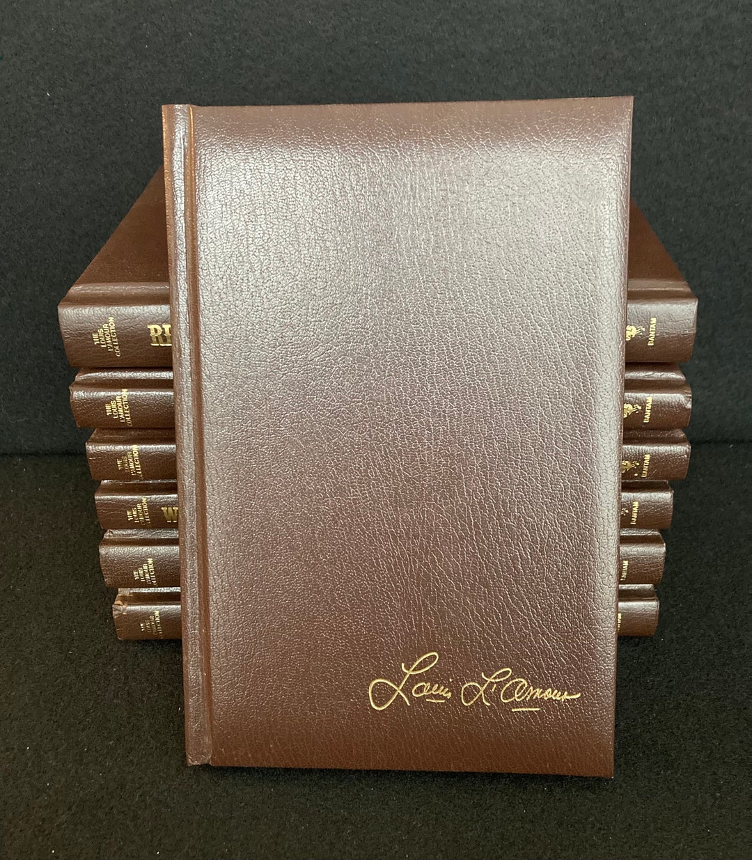 Louis L'amour Collection Set of 7 Volumes Leatherette Hardcover Books ...