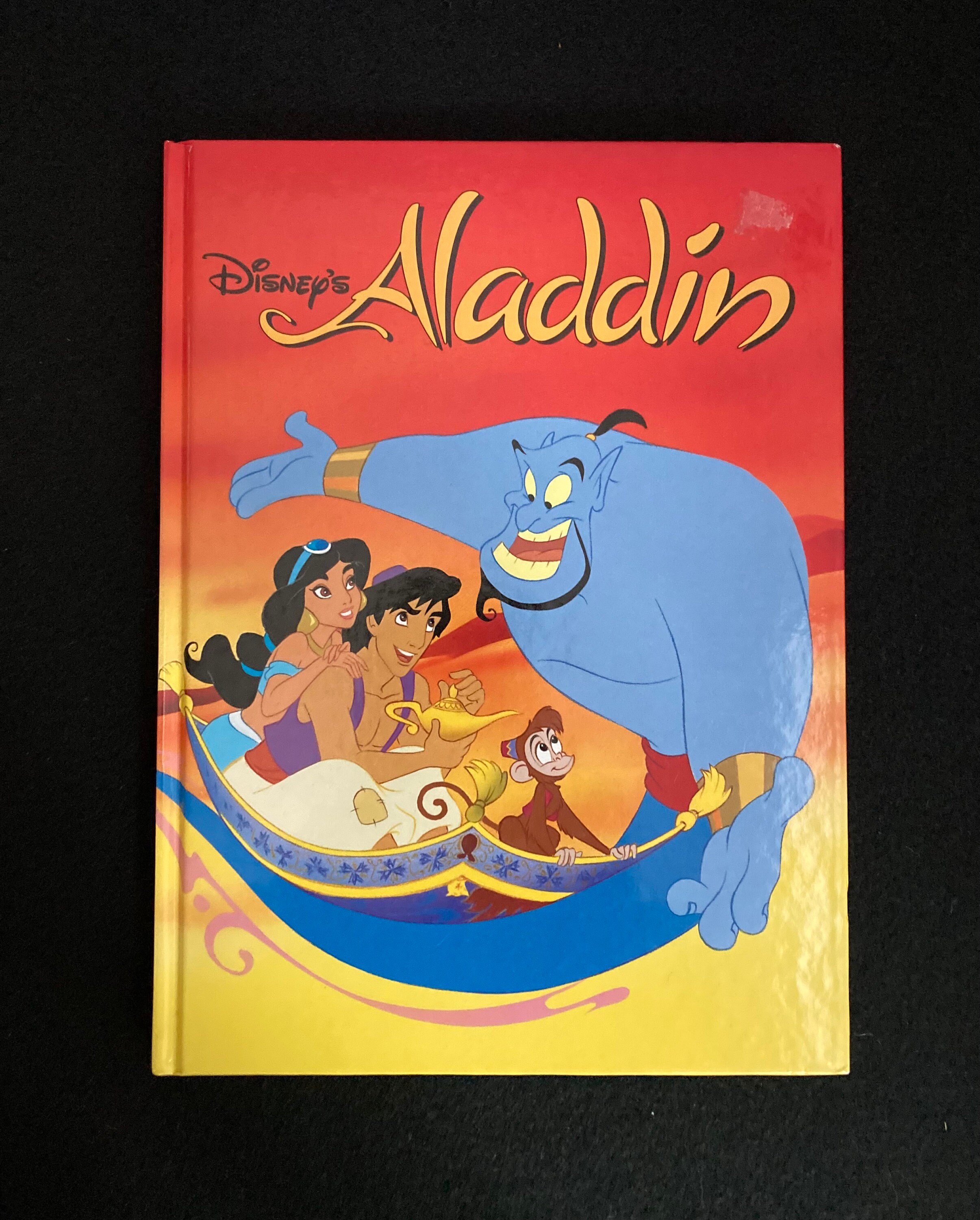 Disney's Aladdin, Large Hardback Book From 1992, Very Good Condition ...