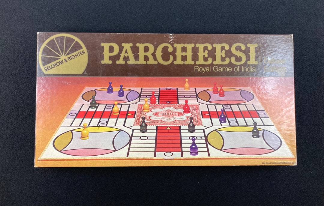 PARCHEESI Deluxe Edition, A Royal Game of India, by Selchow & Righter ...