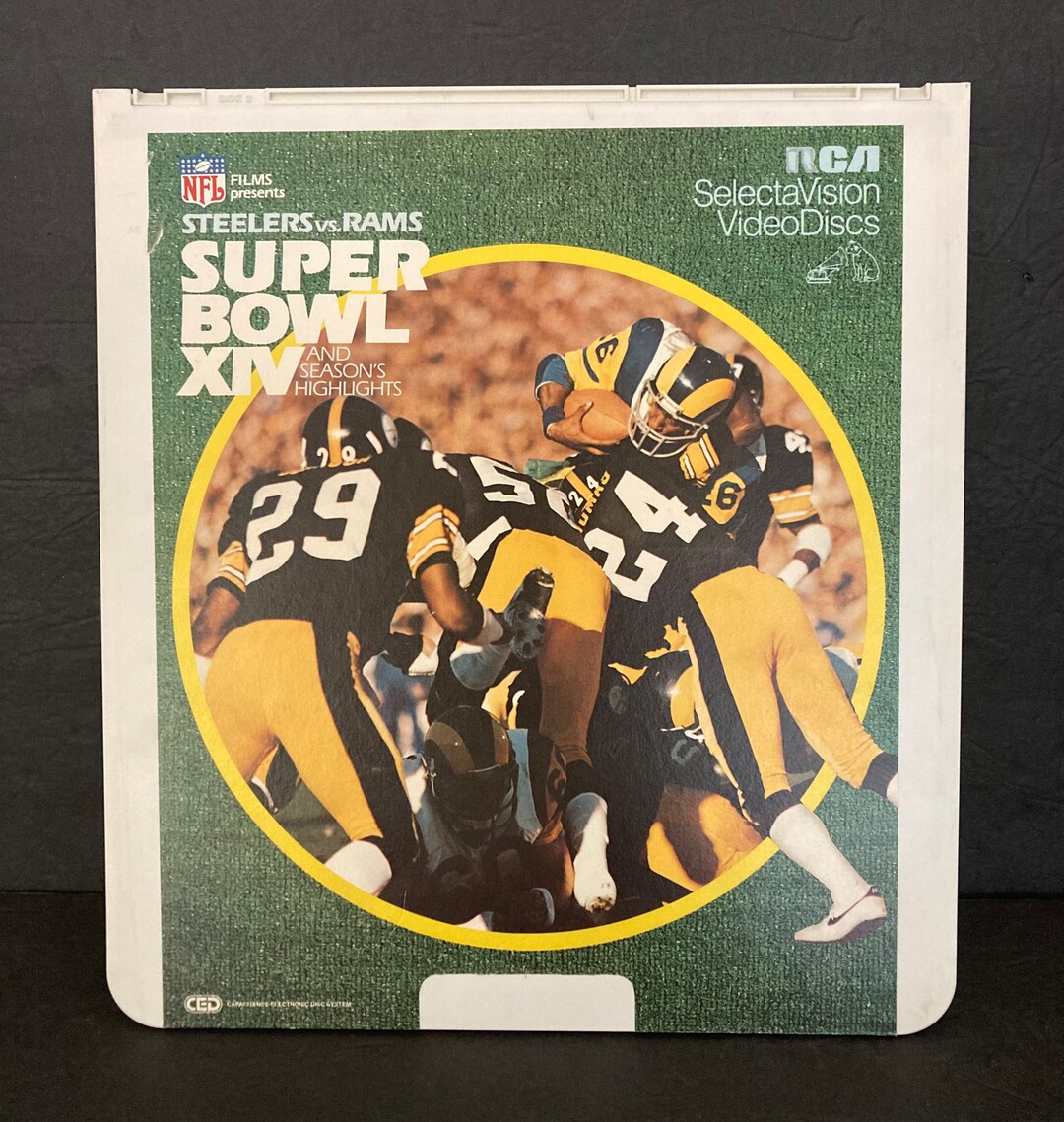 Super Bowl XIV and 1979 Season Highlights Steelers Vs. Rams on an RCA ...