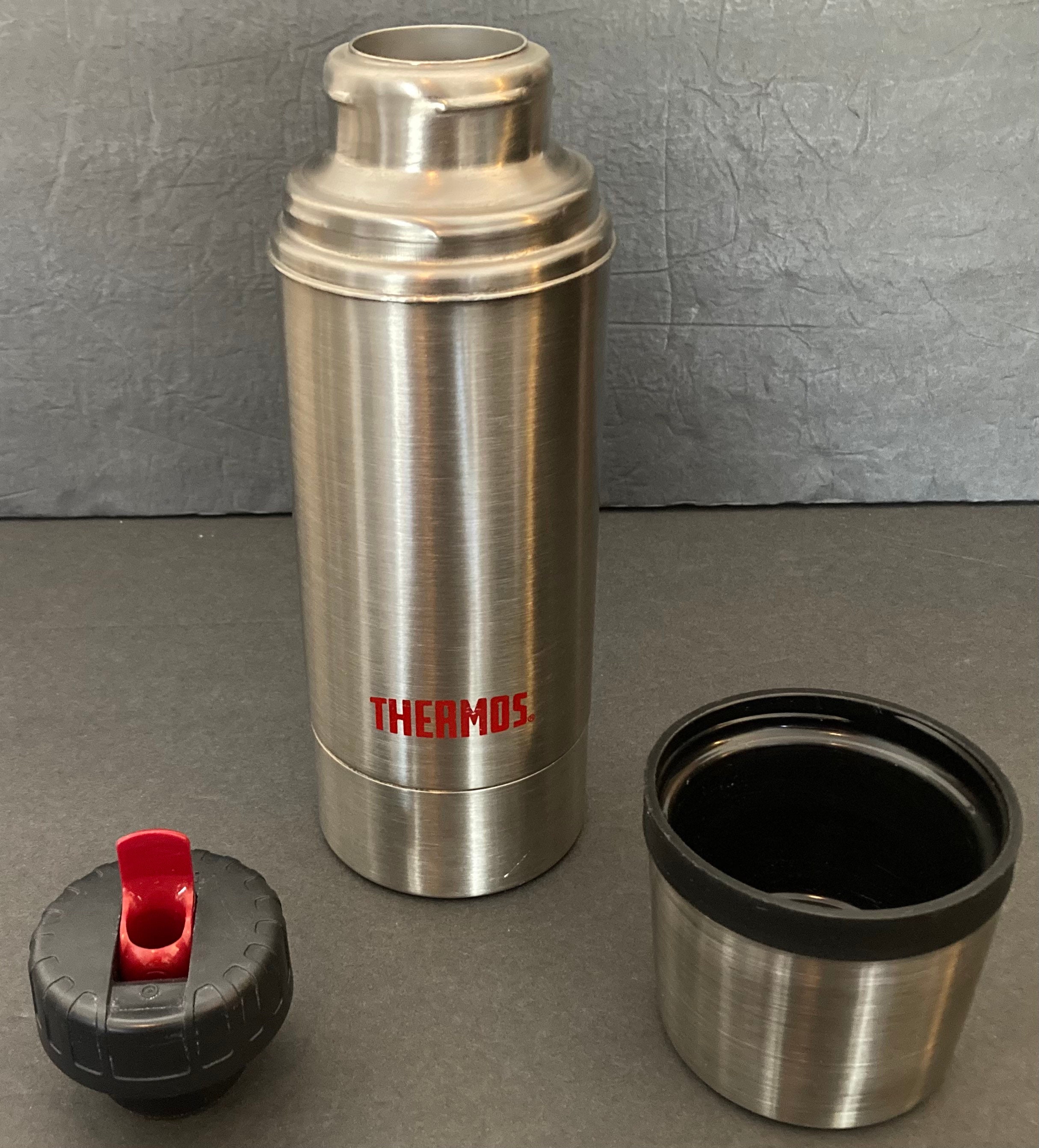 Vintage Stainless Steel Quart Size Thermos Vacuum Bottle in Very Good ...
