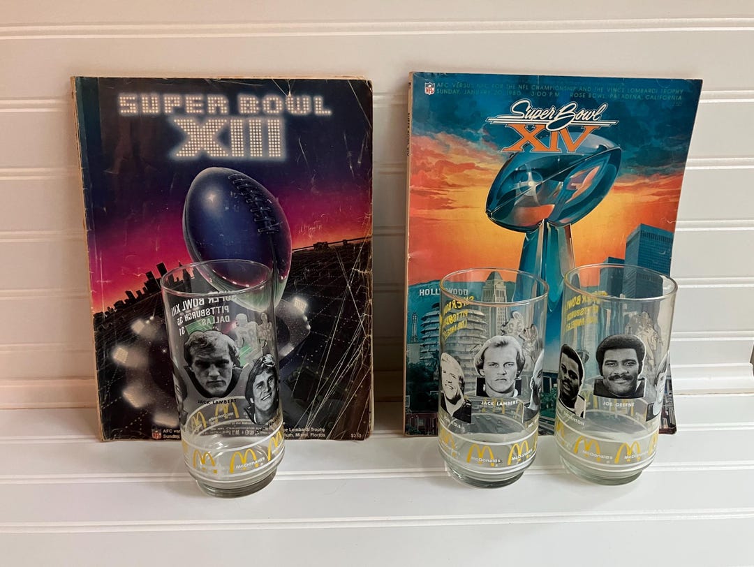 Pittsburgh Steeler Super Bowl XIII and XIV Memorabilia, Official ...