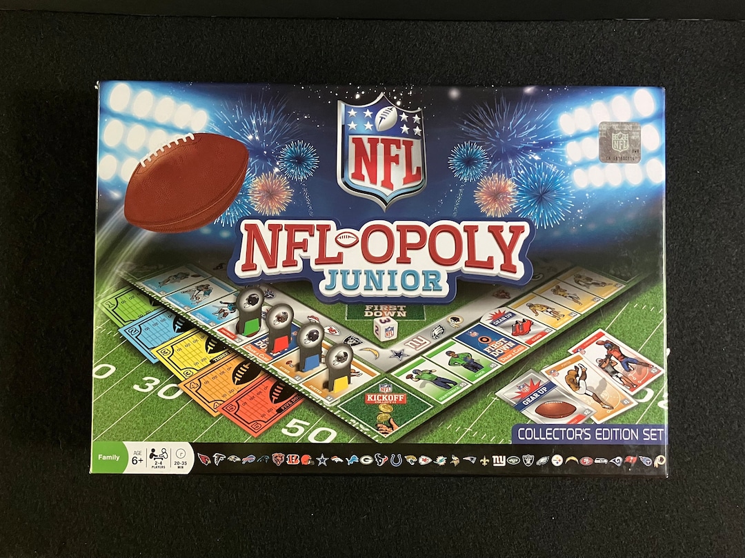 Nfl-opoly Junior Board Game With AFC/NFC Playing Cards - Etsy