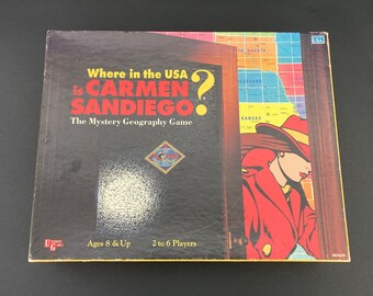 Where in the USA is Carmen San Diego 1993 University Games - Etsy