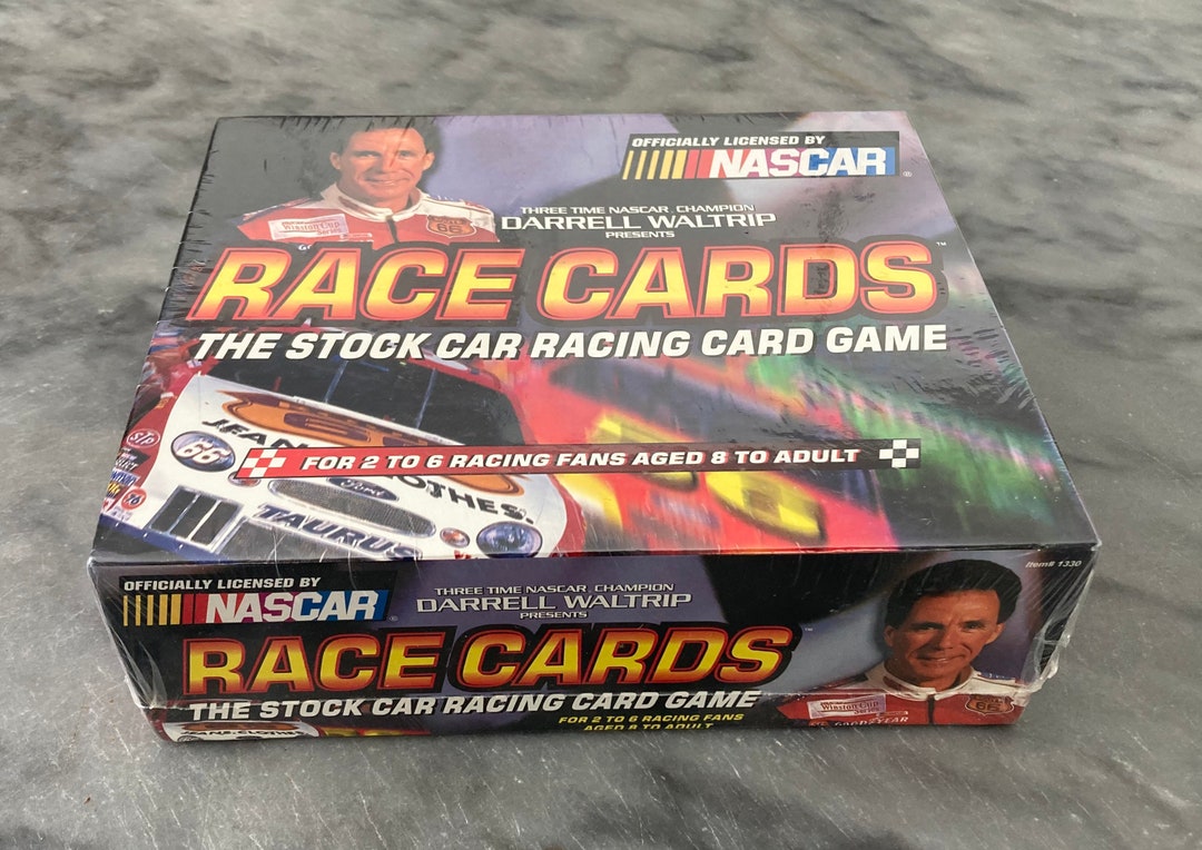 Race Cards the Stock Car Racing Card Game by TDC Games From - Etsy