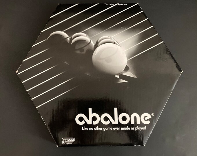 Vintage Abalone Marble Board Game From 1990, 2 Person Game, Includes ...