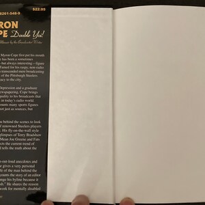 Myron Cope Double Yoi!, A Revealing Memoir by the Broadcaster/writer - Etsy