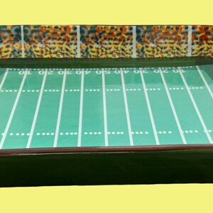 Ceramic Football Stadium Chip Platter, Super Bowl Party, Football Decor ...