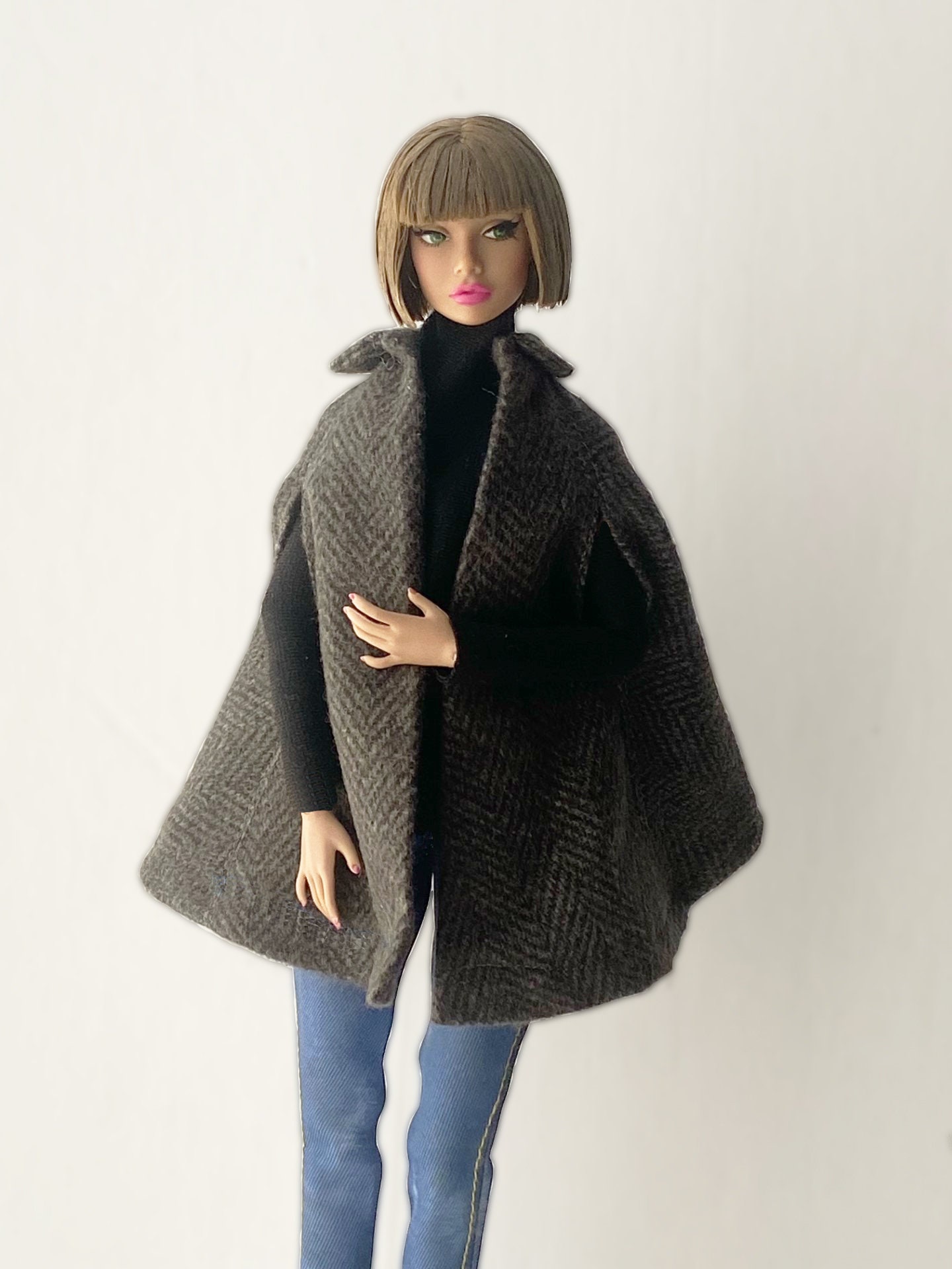 PDF Pattern Cape With Collar for Dolls (pdf Sewing Pattern Instant ...