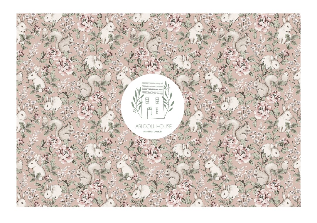 Dollhouse Wallpaper - Etsy