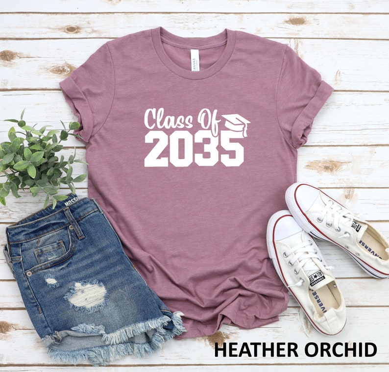 Class of 2035 Shirt, First Day of School, Grow With Me Tshirt ...