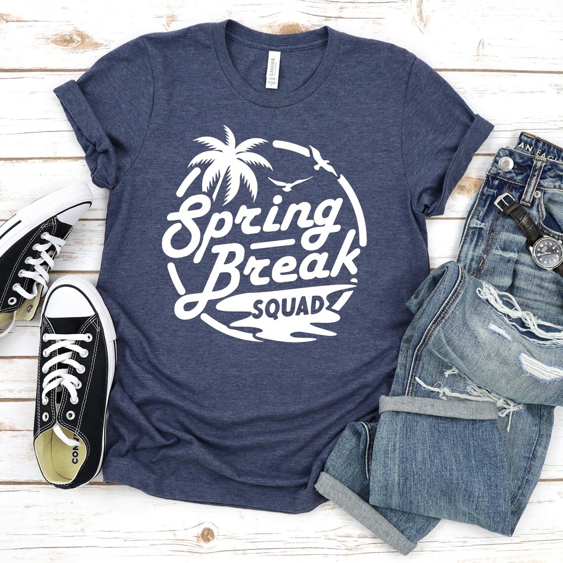 Spring Break Squad T-shirt, Vacation Tee, Group Trip Shirt - Etsy