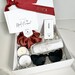 Page Boy Gift Mini Proposal Box Black Socks, Bow Tie, Mini Chocolate ...