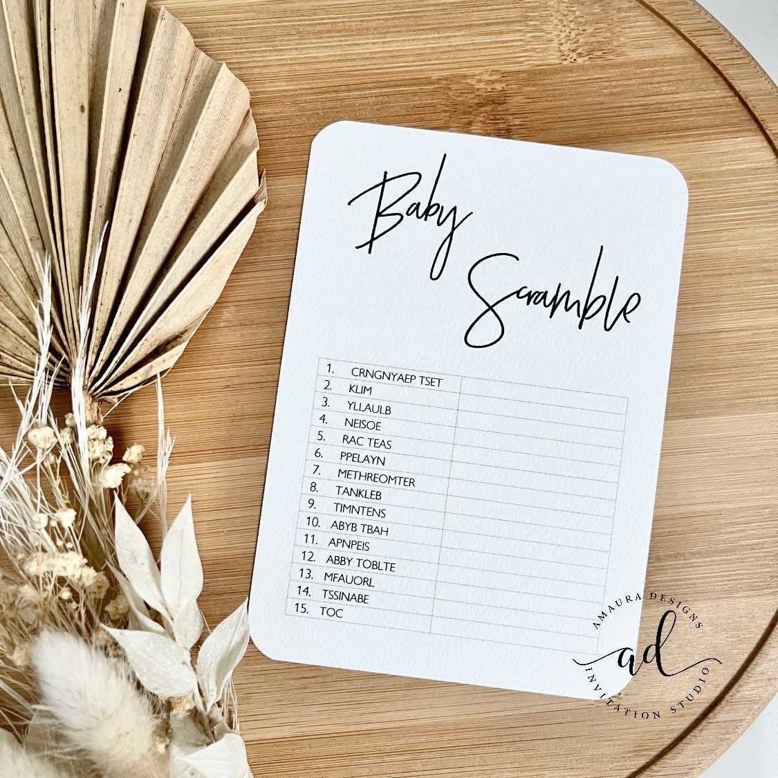 12 X Printed Baby Shower Game Cards Advice Wishes Games - Etsy Australia