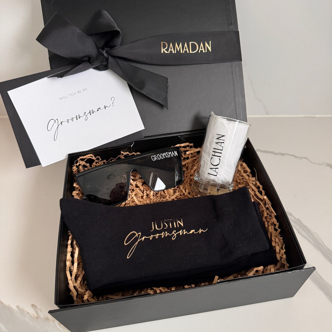 CHILL - Best Man / Groomsman Proposal Box Personalised Proposal Gift ...