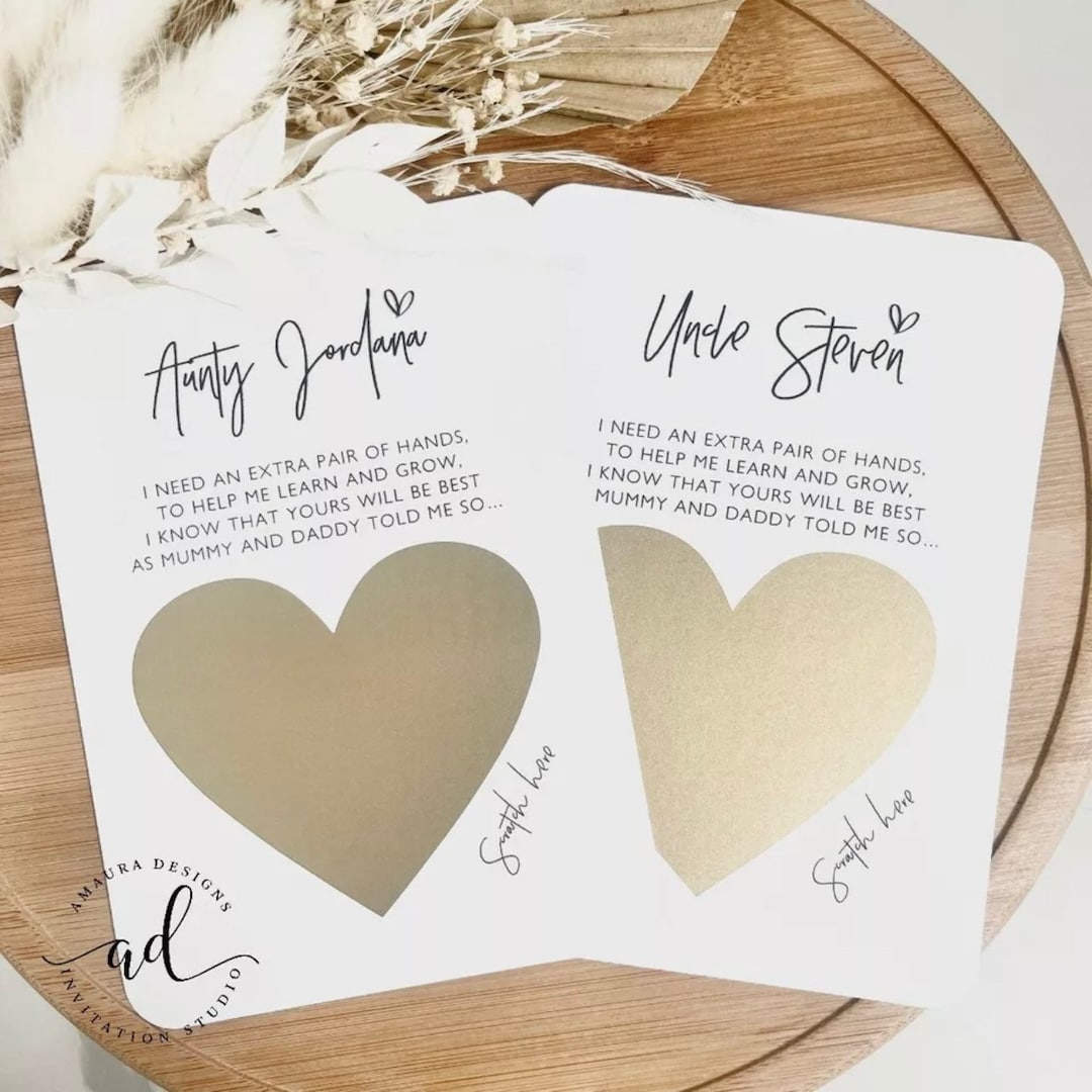 Personalised Godmother / Godfather Proposal Cards Will You Be My ...