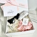 Page Boy Gift Mini Proposal Box Black Socks, Bow Tie, Mini Chocolate ...