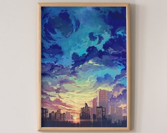 Cyberpunk Wall Art | Etsy