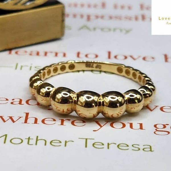 Gold Bubble Ring - Etsy