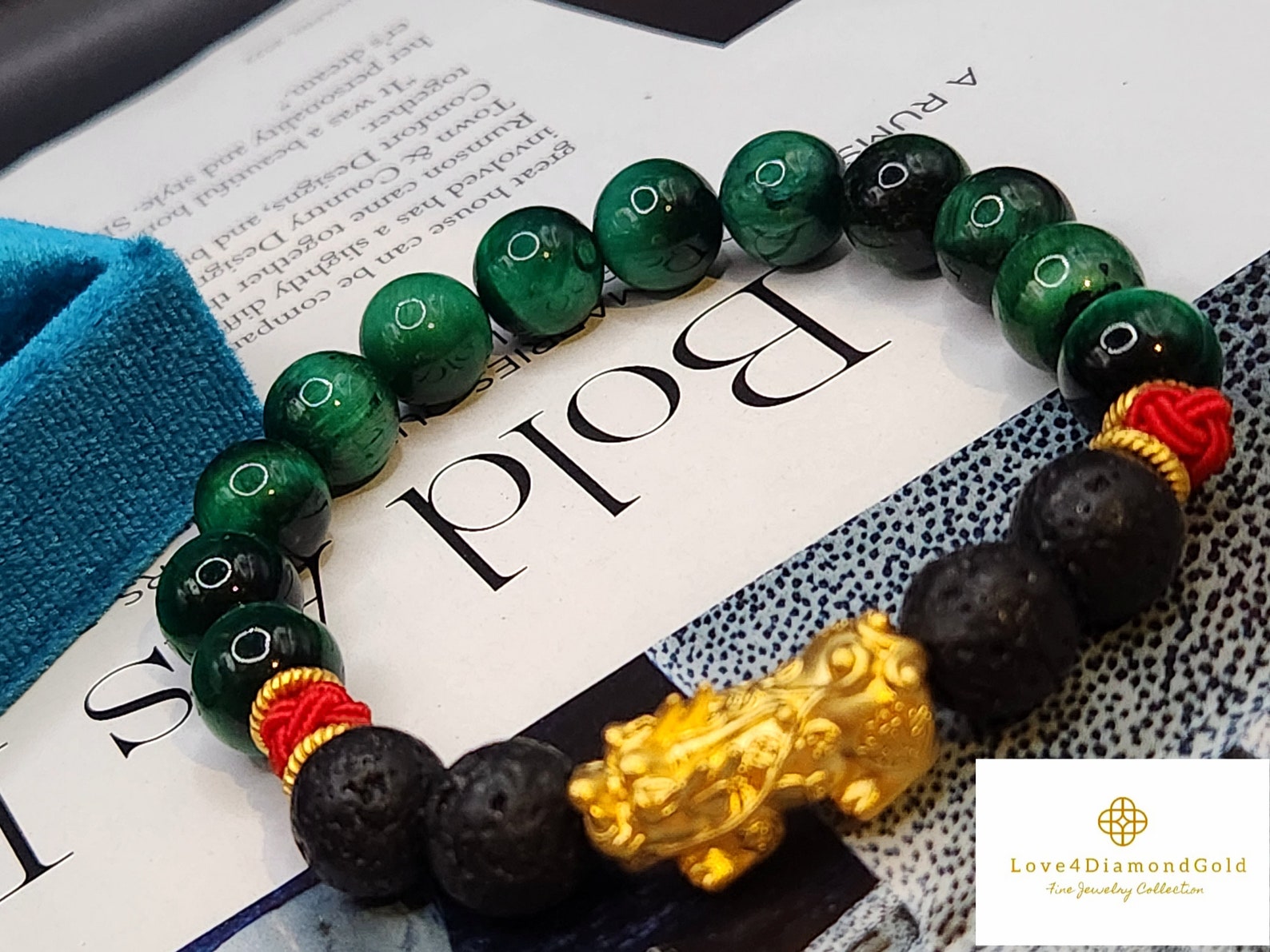Real 24K Gold Pixiu Bracelet Real Feng Shui Bracelet 24K Pixiu Bracelet ...