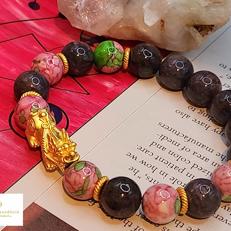 24k Gold Pixiu Bracelet Men - Etsy