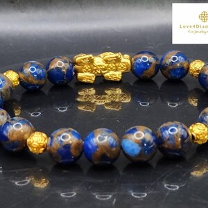 Real 24K Gold Pixiu Bracelet Feng Shui Bracelet 24K Wealth Bracelet ...