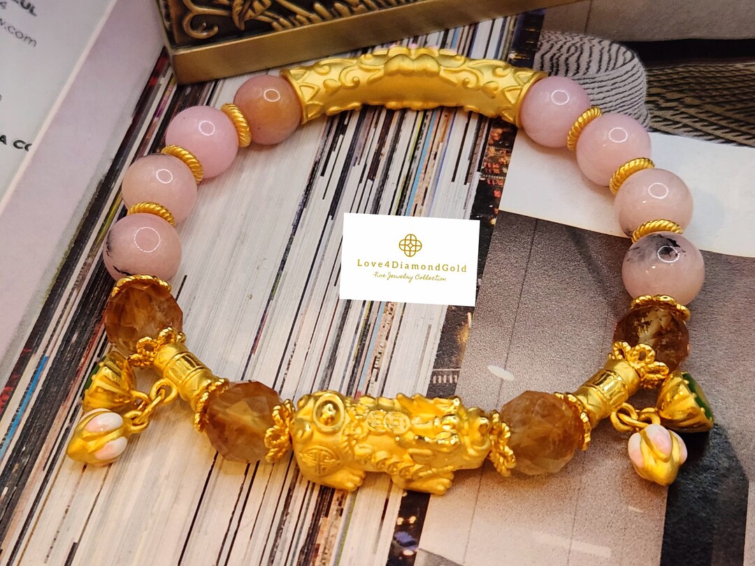 24K Real Gold Pi Xiu Bracelet Real 24K Dragon Bracelet 24K Bracelet ...