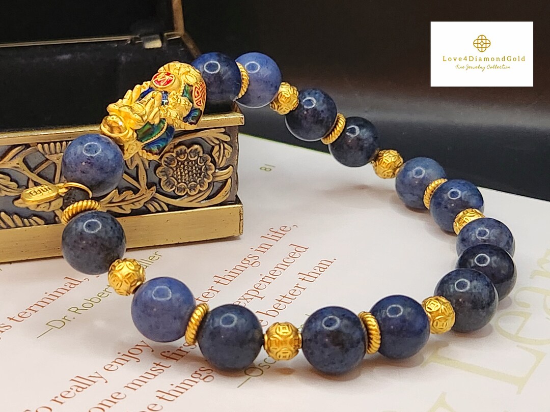 Real 24K Gold Pixiu Bracelet Real Feng Shui Bracelet 24K Pixiu Bracelet ...