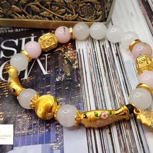 24K Real Gold Fertility Bracelet 24K Gold Cats Eye Bracelet 24K Bracelet Real Feng Shui Bracelet ...