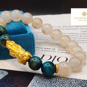 Real 24K Gold Pixiu Bracelet Real Feng Shui Bracelet 24K Pixiu Bracelet ...