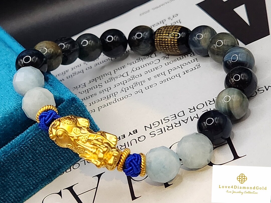 24K Real Gold Pi Xiu Bracelet Real 24K Pixiu Bracelet 24K Bracelet Real ...