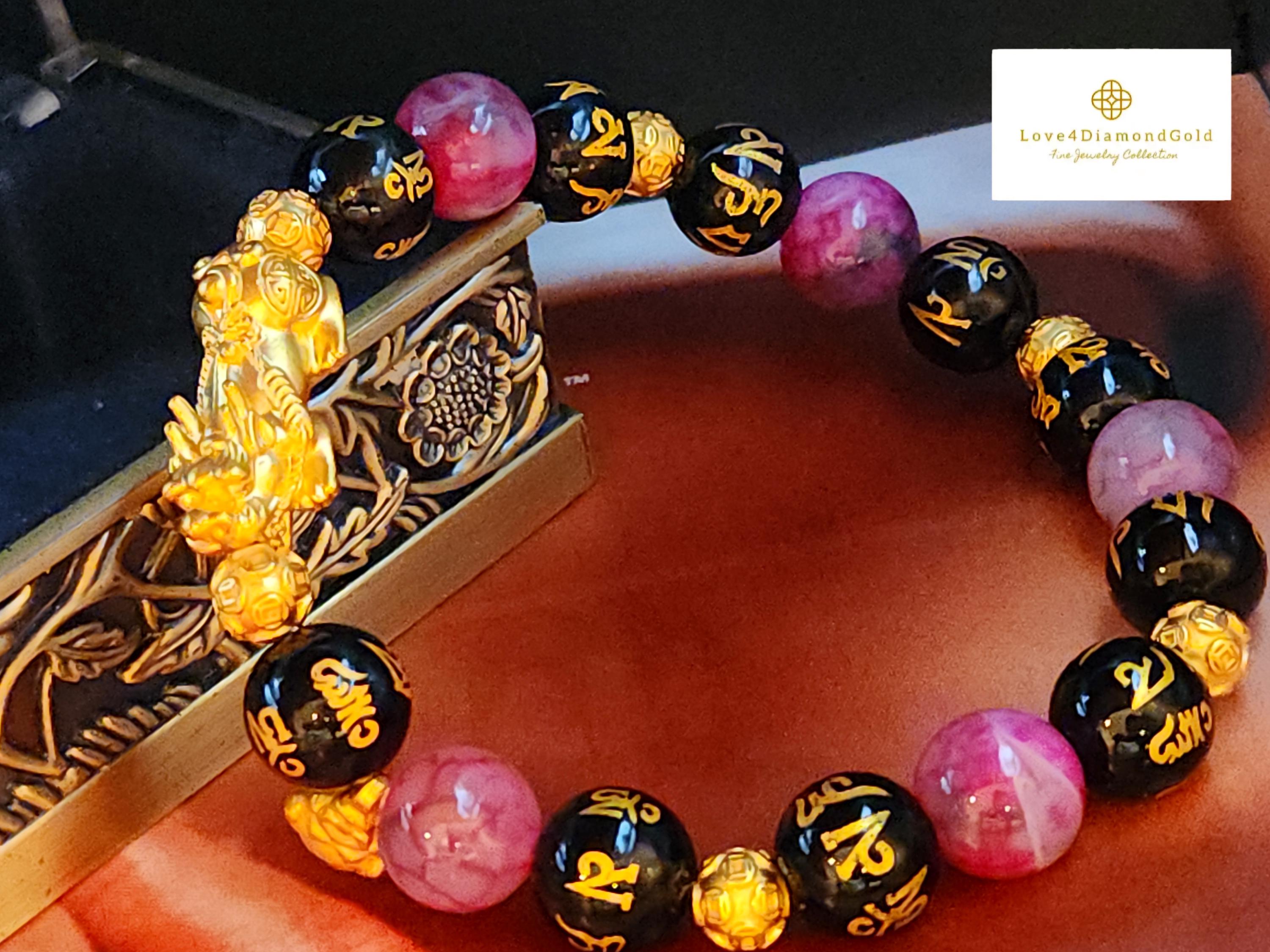 Real 24K Gold Pixiu Bracelet 24K Coin Bracelet Feng Shui Bracelet 24K ...