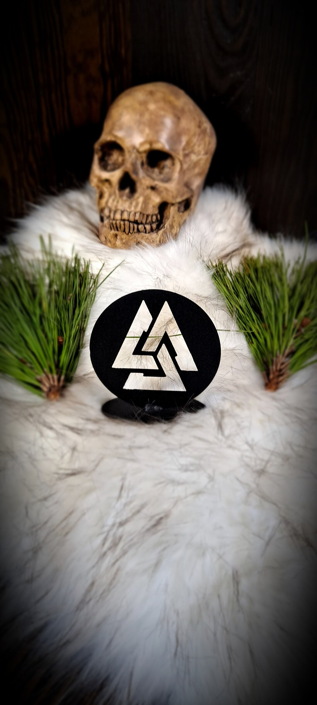 Viking Valknut Symbol Pendant Norse Odin Valhalla Power Berserker Death ...