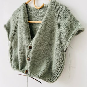 Knitting Pattern - Edgar Cardigan (english) - Etsy