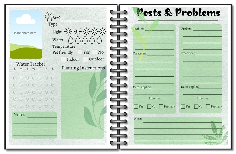 Garden Planner Printable, Gardening Log, Garden Journal, Gardening ...