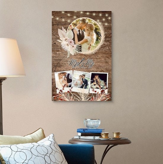 Farmhouse Wedding Collage Display Multiple Photos Rustic Collage for ...