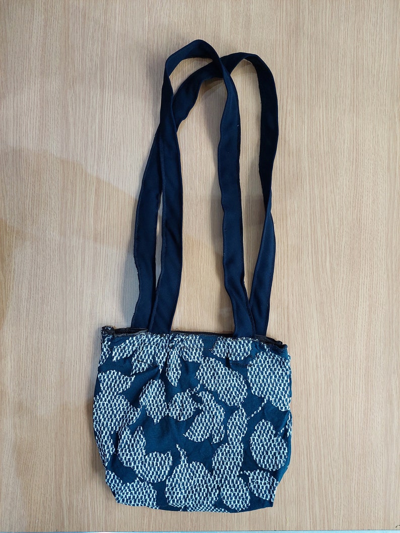 Handmade Blue Jersey Bag - Etsy