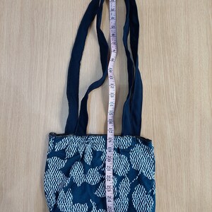 Handmade Blue Jersey Bag - Etsy