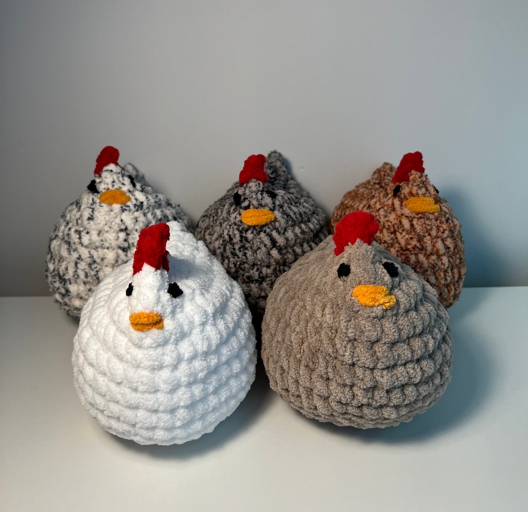 Pick Any THREE Crochet Chickens! - Etsy