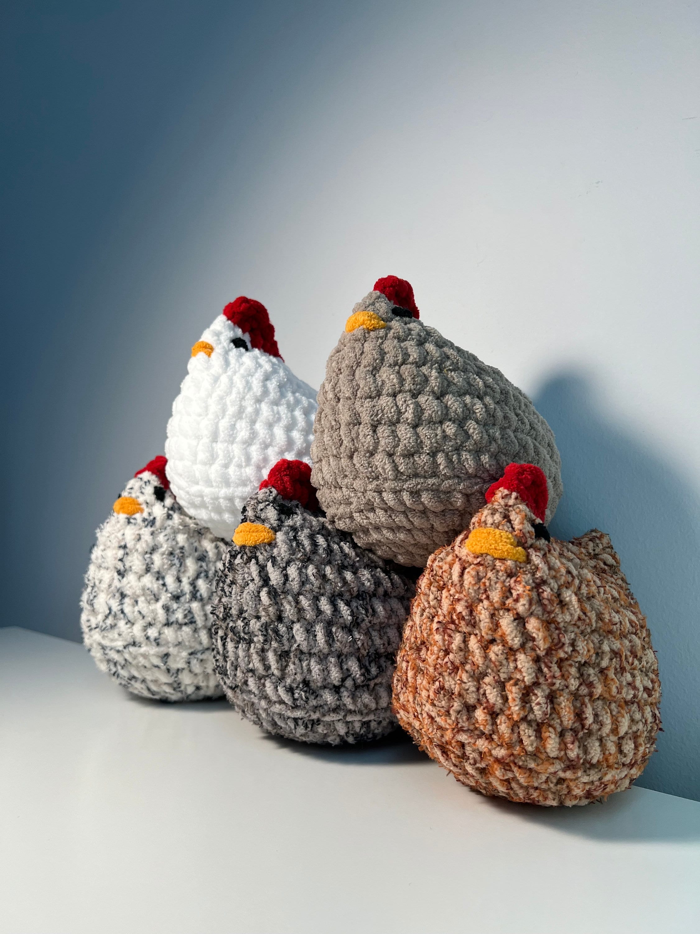 Pick Any FOUR Crochet Chickens! - Etsy