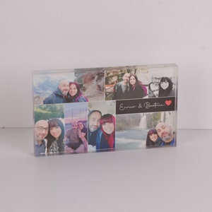 Photo Print Acrylic Glass Block Plaque With Custom Design - Etsy
