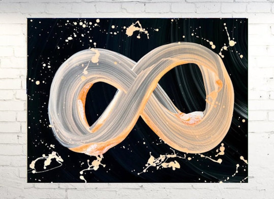 Infinity - ORIGINAL Acrylic Painting on Canvas - Abstract Art - Etsy