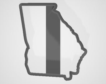Georgia Cookie Cutter State Cookie Cutters United States Cookie Cutters ...
