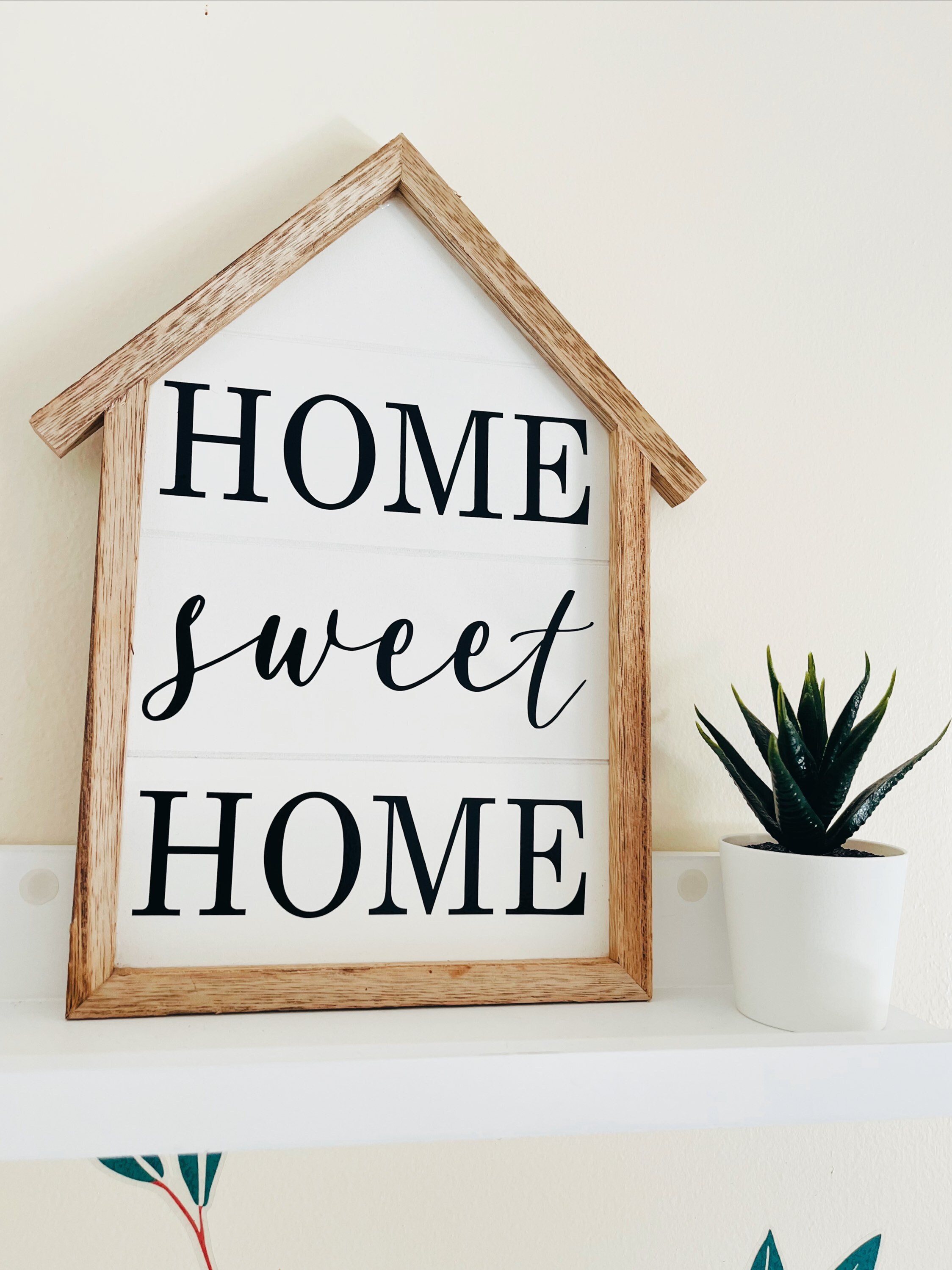 Home Sweet Home Wood Home Decor Wall Hanging Picture - Etsy