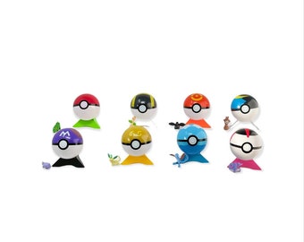 Pokeball Set - Etsy