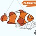 Clownfish Stained Glass Pattern • Easy Nemo Stained Glass Pattern - Etsy