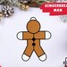 Gingerbread Man Stained Glass Pattern • Christmas Pattern to Download ...