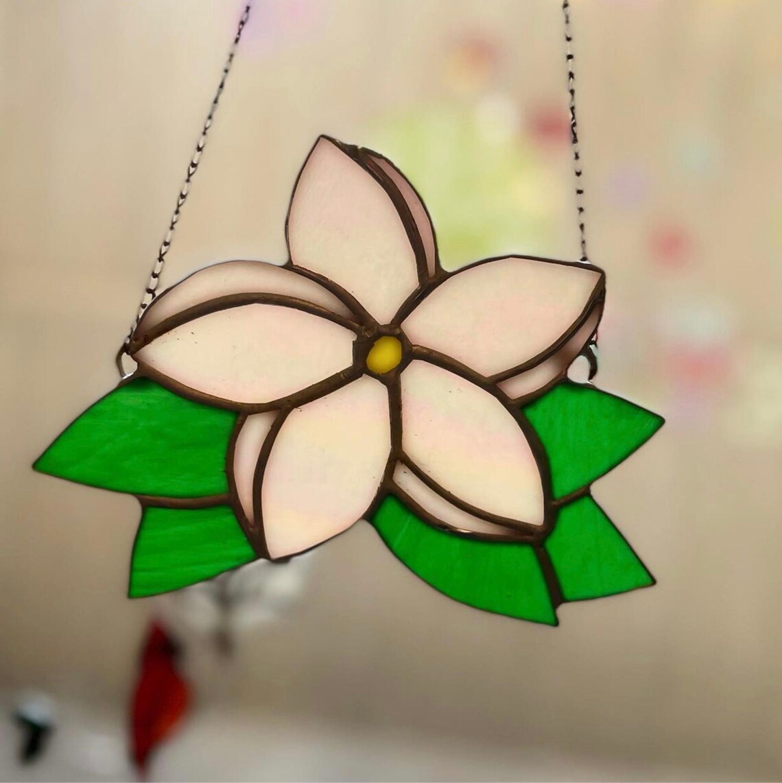 Plumeria Stained Glass Pattern Plumeria Suncatcher Pdf - Etsy