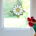 Daisy Flower Stained Glass Pattern • Beginner Stained Glass Daisy ...