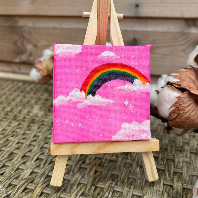 Mini Canvas Painting - Etsy